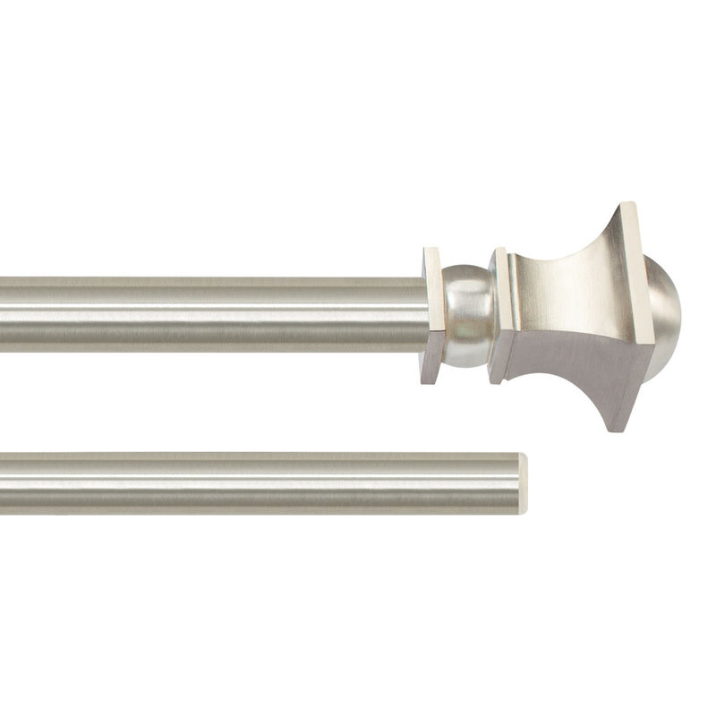 Buy Deco Window 1 Pc 36-66 Inch Extendable Double Curtain Rod with ...