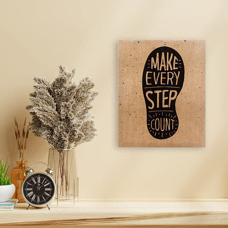 Itsy Bitsy Vintage Wall Decor Art Make Every Step Count 8x10 Inch: Buy ...