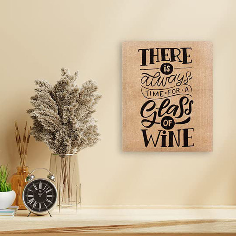 Itsy Bitsy Vintage Wall Decor Art There Is Always Time for a Glass of ...