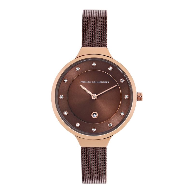 Buy French Connection Brown Analogue Watch For Women - FCP23BRGM Online