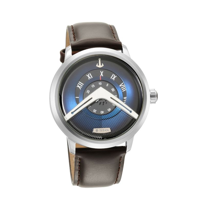 Titan Regalia Blue Dial Color Watch for Men (1828SL01): Buy Titan ...