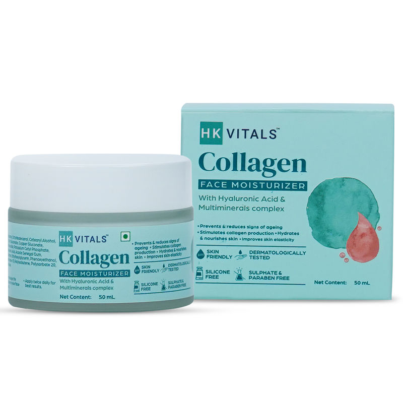 Buy HK VITALS by HealthKart Collagen Face Moisturizer with Hyaluronic ...