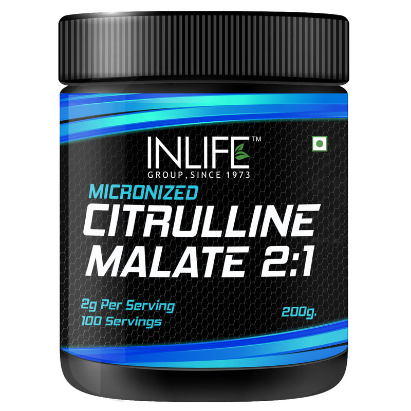 Buy INLIFE Citrulline Malate Powder 2:1 Supplement Unflavoured Online