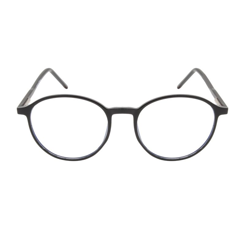Buy TED SMITH Full Rim Black Round Eyeglasses Frames for Men Women - 50 ...