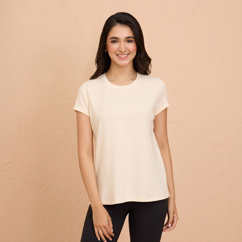 Buy Nykd By Nykaa Super Comfy Cotton Stretch Classic Solid T-Shirt ...