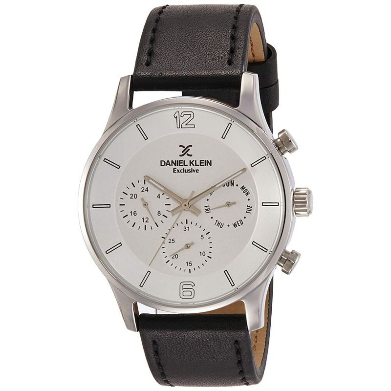 Daniel Klein Exclusive Men Silver Watch: Buy Daniel Klein Exclusive Men ...