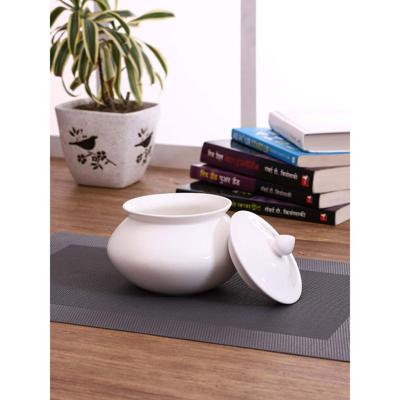 Buy CLAY CRAFT Fine Ceramic Solid Handi Big Size - 1500 ml Online