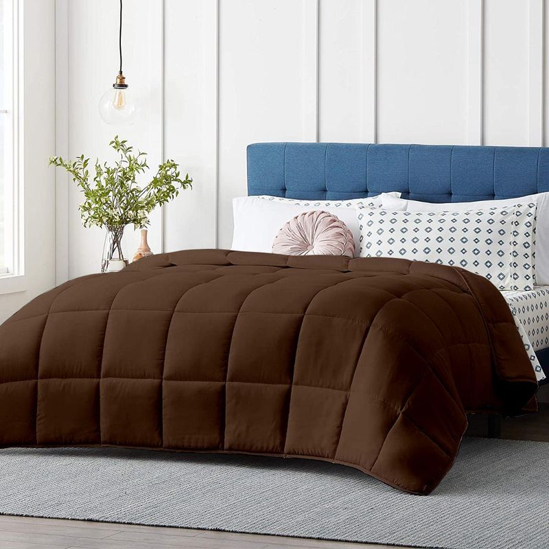 Buy Razzai Chocolate Brown Microfiber 200Gsm Reversible |Single Bed ...
