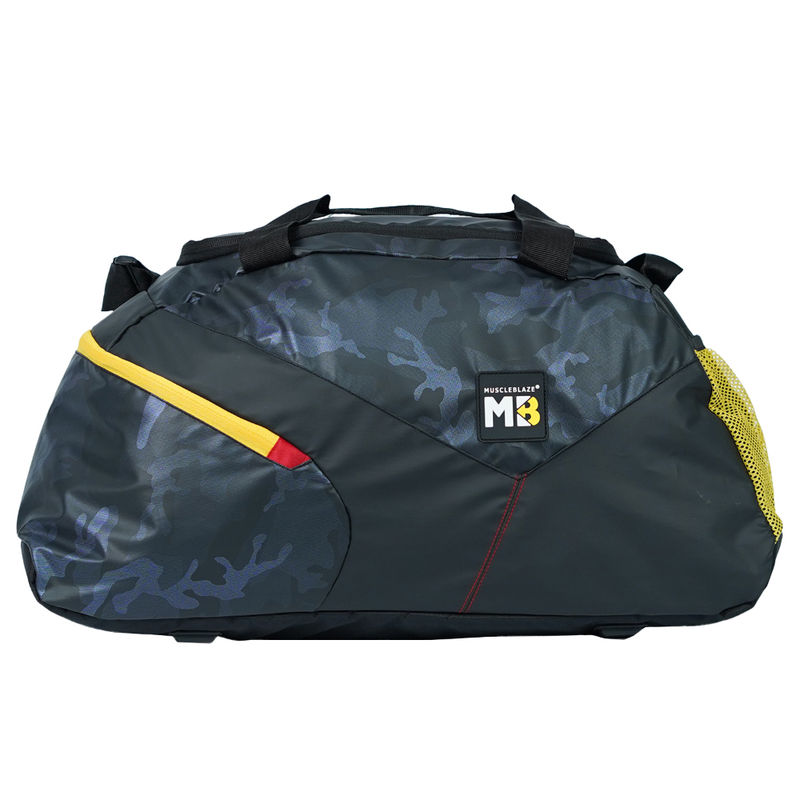 Buy MuscleBlaze Training Bag with Shoe Compartment - Camo Navy Online