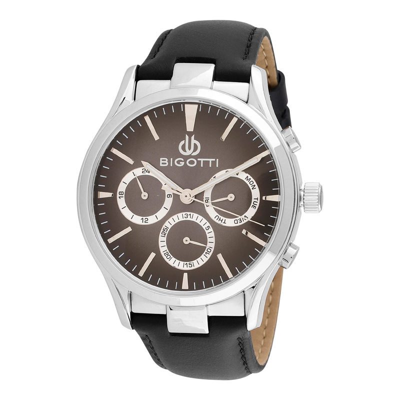 Buy Bigotti Men Brown Dial Stainless Steel Watch - BG.1.10523-1 Online