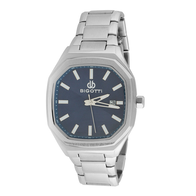 Buy Bigotti Men Blue Dial Stainless Steel Watch - BG.1.10529-3 Online