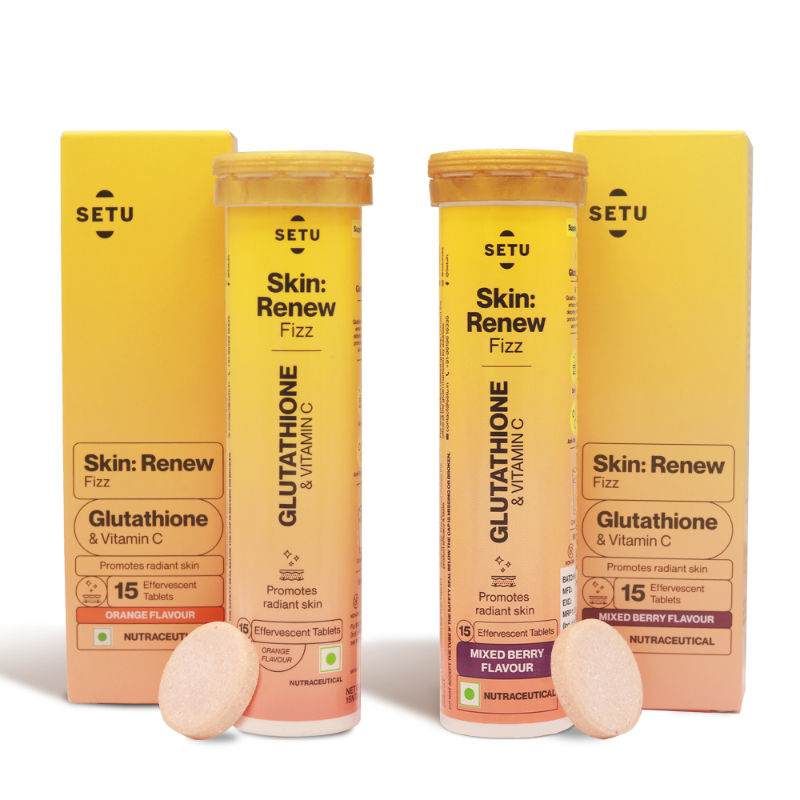 Buy Setu Skin Renew Glutathione & Vitamin C Effervescent Tabs (Orange ...