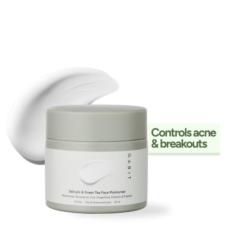 Buy Gabit Salicylic Acid & Green Tea Face Moisturiser For Acne ...