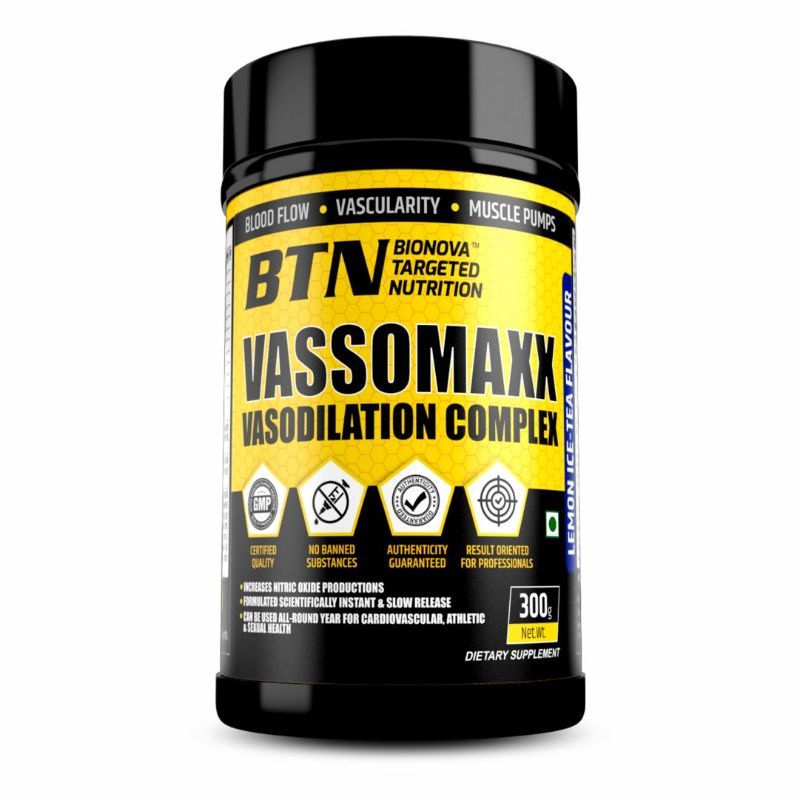 Buy BTN Sports Vassomax Vasodilation Complex, Pre Workout Supplement ...