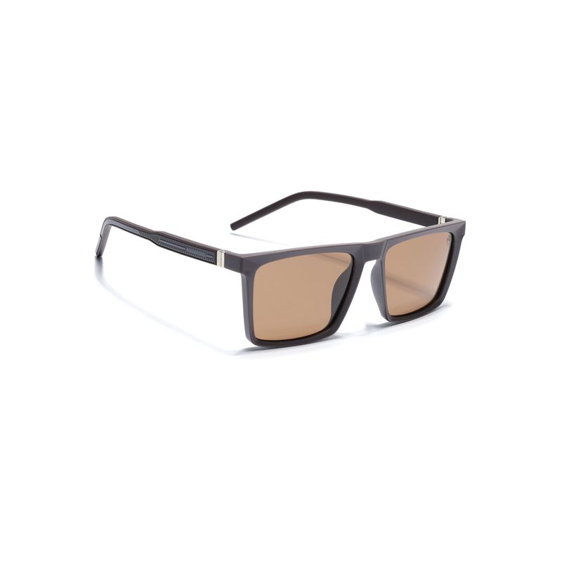 Buy Eyejack Unisex Polarized UV Protected Square Brown Lens Sunglasses ...