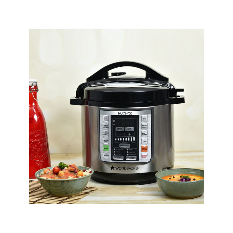 Buy Wonderchef Nutri-Pot Electric Pressure Cooker with 7-in-1 Functions ...