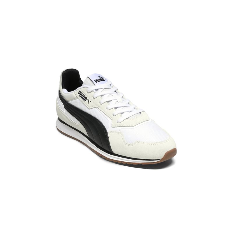 Buy Puma Grey and White Softride St Miler Lightweight Sneakers Online