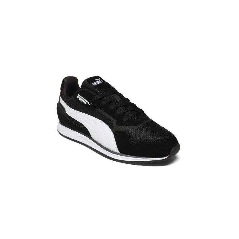 Buy Puma Grey and Black Softride St Miler Lightweight Sneakers Online
