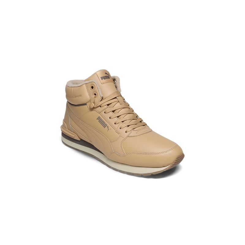 Buy Puma Beige ST Runner Mid-Cut Sneakers Online