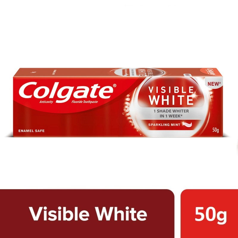 Buy Colgate Visible White Toothpaste Teeth Whitening Starts in 1 week ...