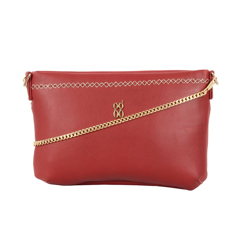 Buy Baggit Browne XX-Small Red Clutch Online