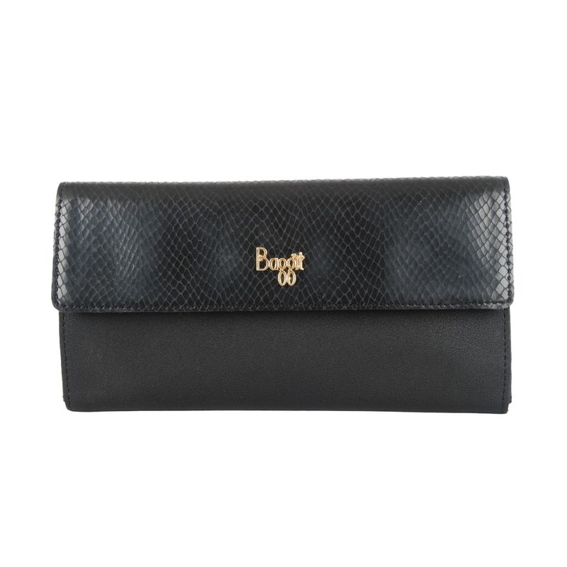 Buy Baggit Jeet Sor Extra Large Black 3 Fold Wallet Online