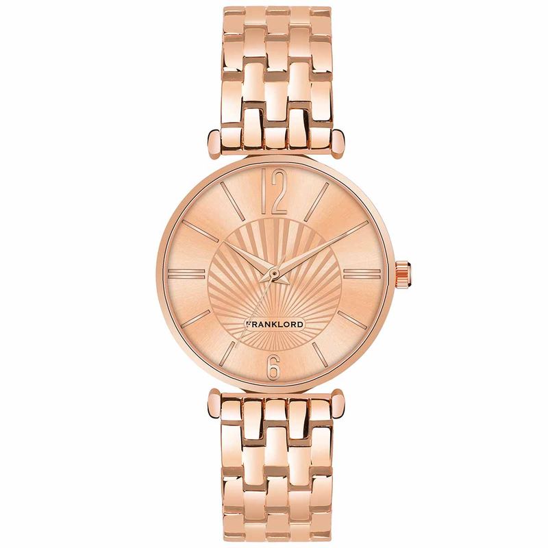 Buy Franklord Amara Luxuries Series Analog Gold Watch for Women (M) Online