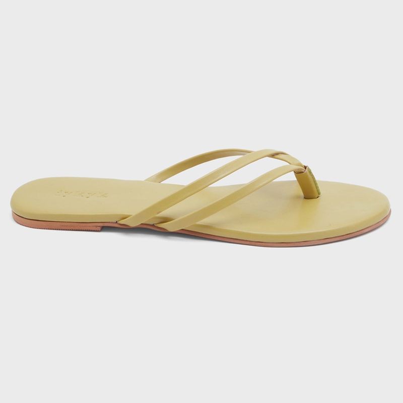 Buy IYKYK by Nykaa Fashion Green Casual Double Strap Slip-on Slider ...