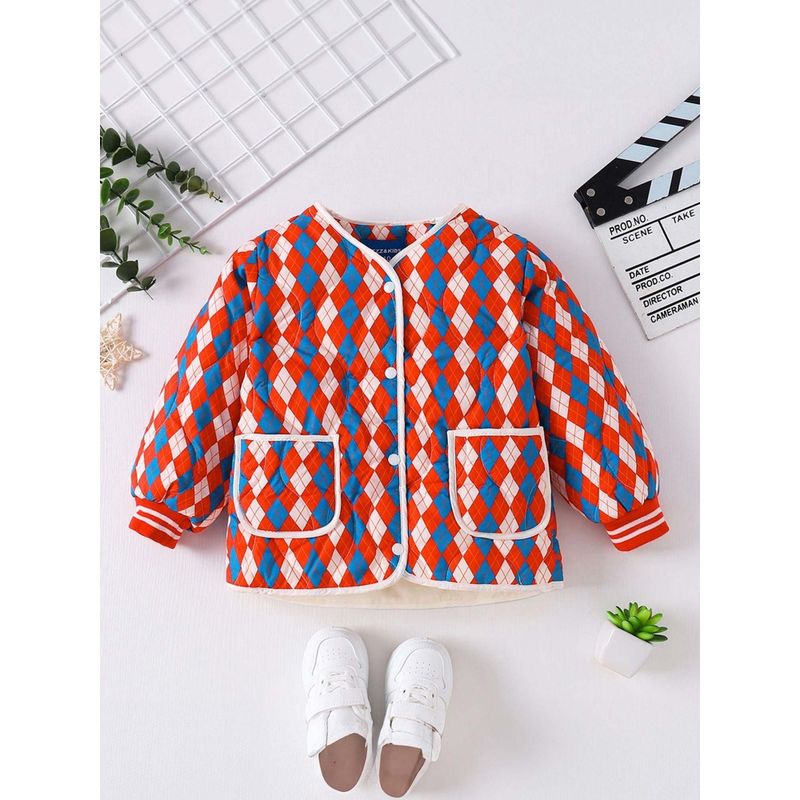 Buy Hopscotch Geometric Print Jacket Online