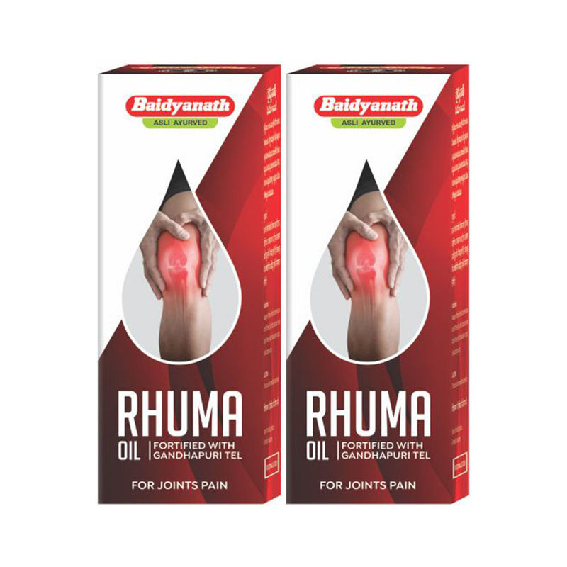 Buy Baidyanath Rhuma Joint Pain Oil - Pack Of 2 Online
