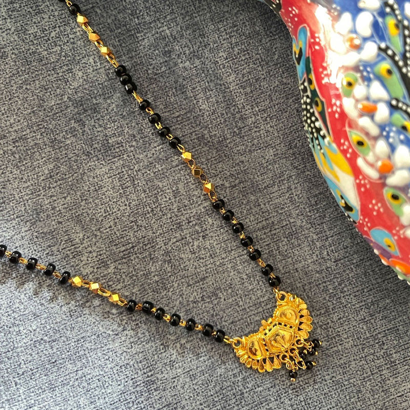 Buy Digital Dress Room Short Mangalsutra Simple Vati Pendant Online