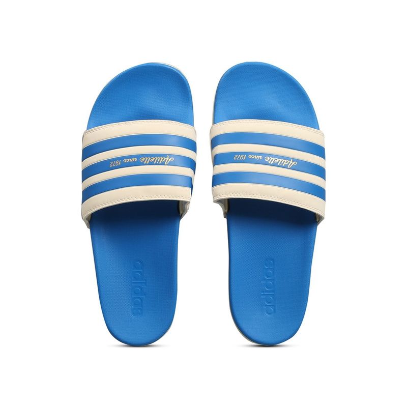 Buy adidas Adilette Comfort White Swimming Slides Online
