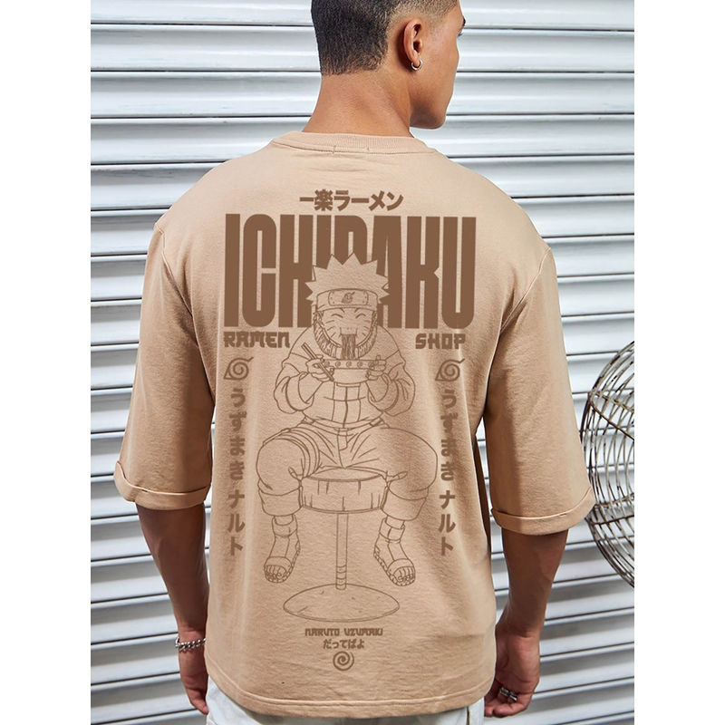 Buy Bewakoof Heavy Duty Official Naruto Merchandise Brown Naruto ...