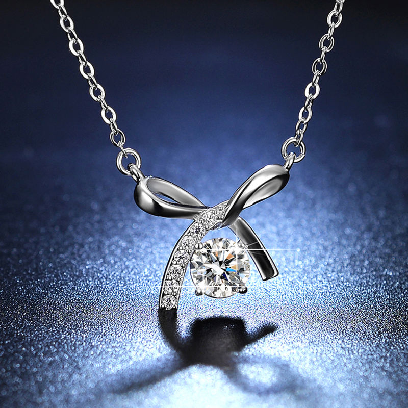 Buy Designs & You Silver Plated Crystal Studded Infinity Stone Anti ...