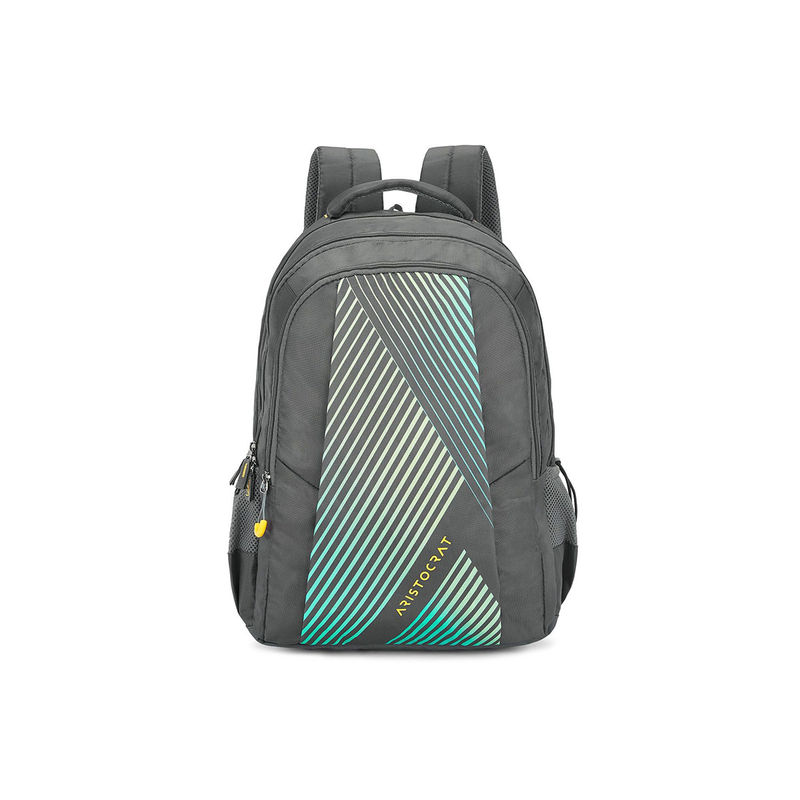 Buy Aristocrat Polyester 27L Gulf Backpack - H Grey For Men & Women Online