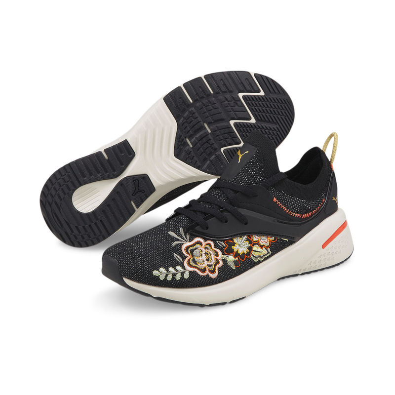 Buy Puma Forever Xt Frida Embroidered Womens Black Running Shoes Online