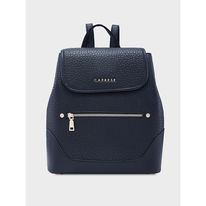 Buy Caprese Black Solid Backpack Online