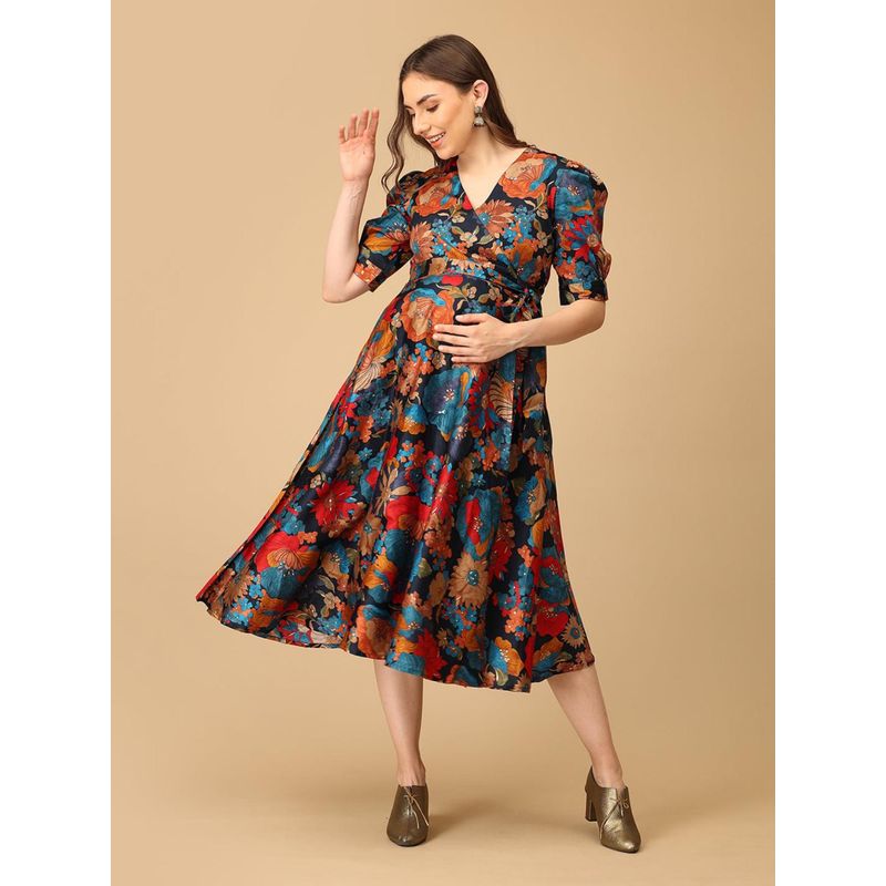 Buy The Mom Store Retro Garden Maternity And Nursing Dress Online