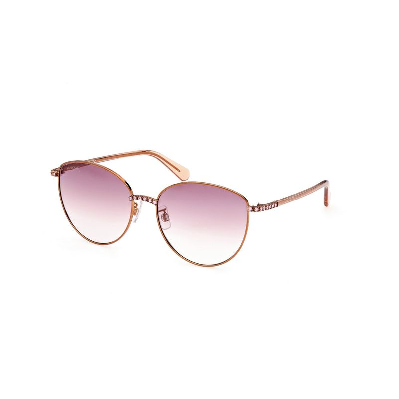Buy SWAROVSKI Round Pink Lens Sunglasses - SK0344-H 59 72T (59) Online