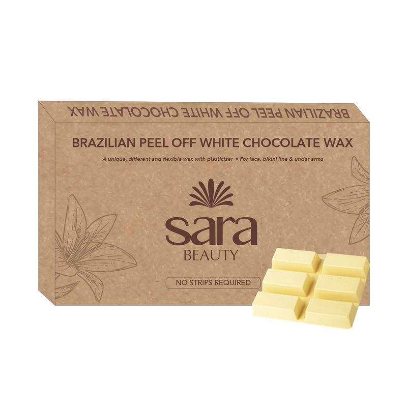 Buy Sara Brazilian Wax Peel Off White Chocolate Wax Online