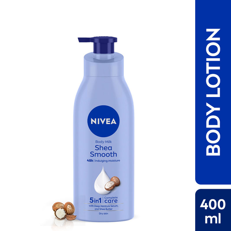 Buy NIVEA Body Lotion for Dry Skin, Shea Smooth, with Shea Butter Online