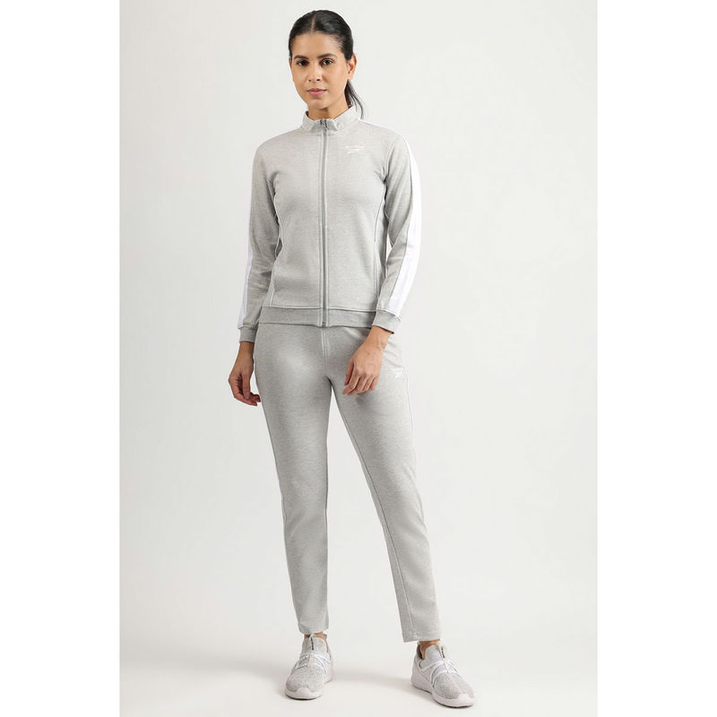 Buy Reebok Women Grey Tracksuit (Set of 2) Online