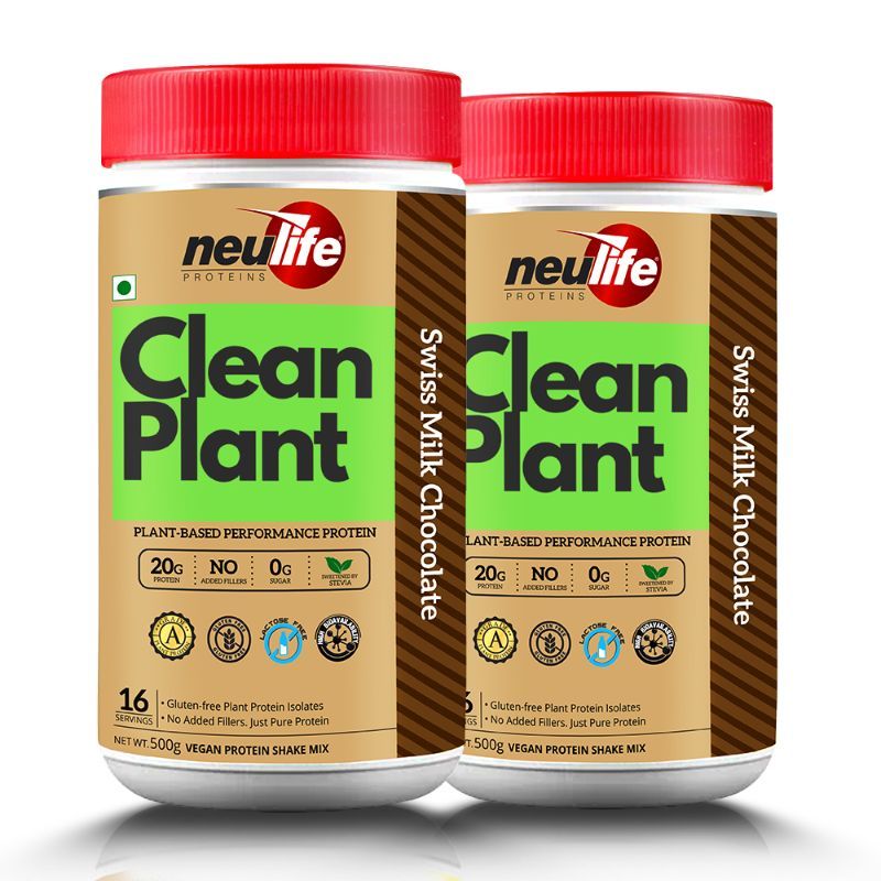 Buy Neulife Clean Plant Protein Isolate Powder - Swiss Chocolate ...