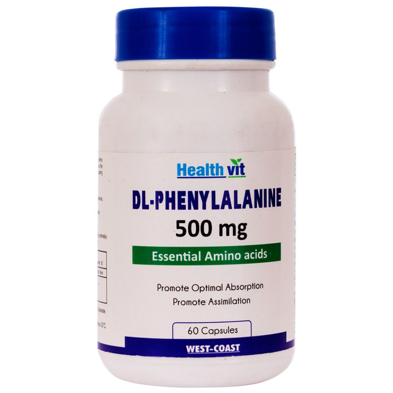 HealthVit Dl-Phenylalanine 500 Mg 60 Capsules: Buy HealthVit Dl ...