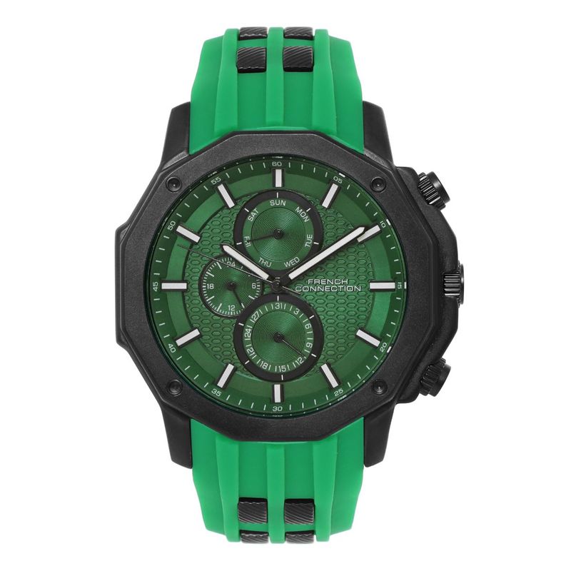 Buy French Connection Green Dial Multifunction Watch (FCH15NL) (M) Online