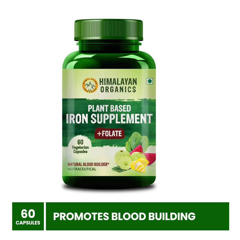 Buy Vlado's Himalayan Organics Plant Based Iron Supplement with Folate ...