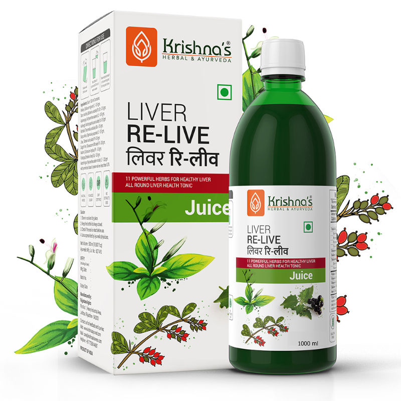 Buy Krishna's Herbal & Ayurveda Liver Relive Juice Online