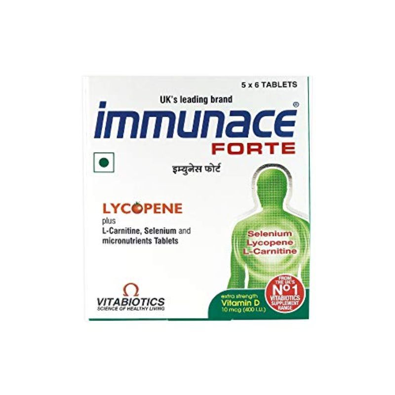 Immunace Forte Lycopene Plus with Vitamin C, Zinc And Selemium: Buy ...