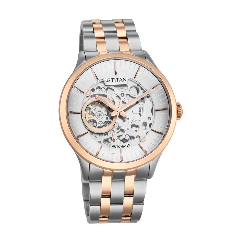 Buy Titan 90140KM01 - Silver Dial Analog Watch for Men Online