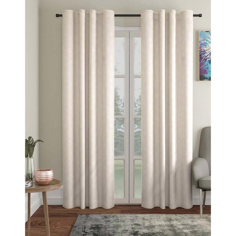 Buy Fabindia Ednit Cotton Cutwork Door Curtain Online